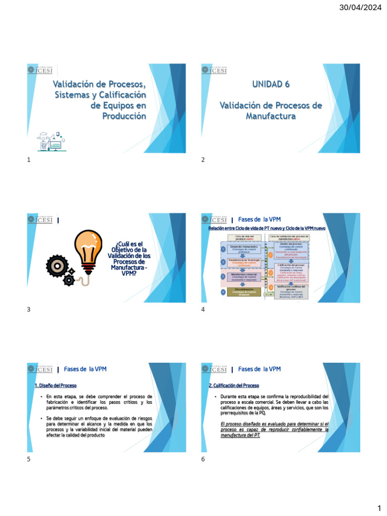 Validaciones - Procesos de Produccion | PDF | Tableta (Farmacia) | Medicamentos con receta