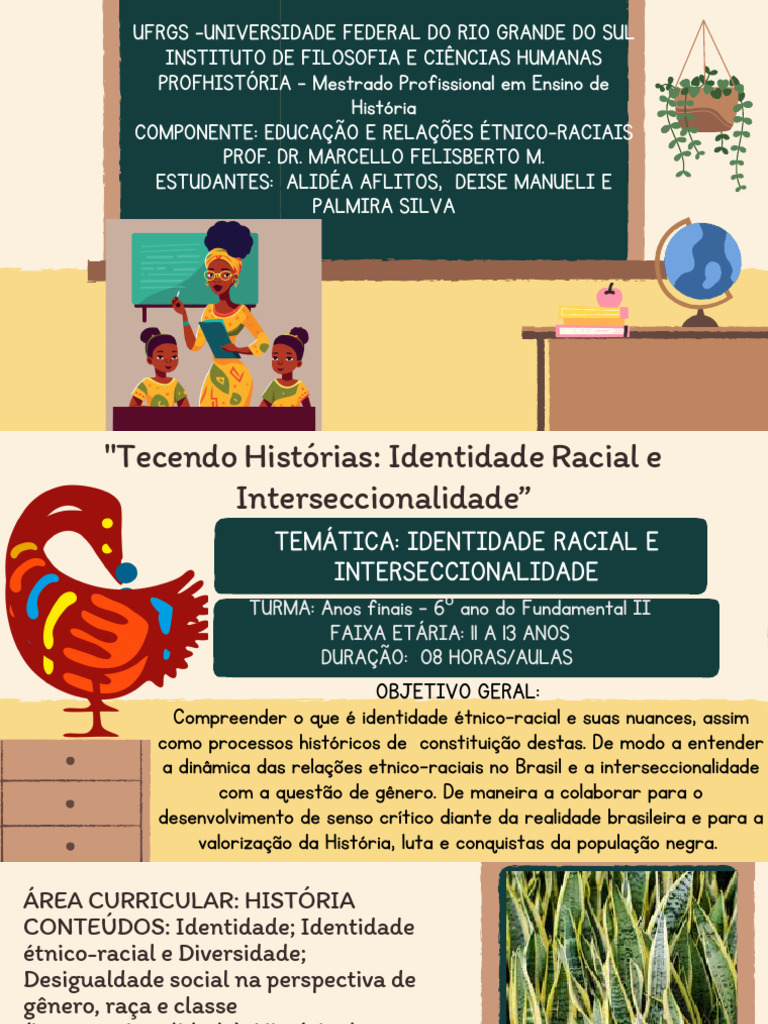 Apresentação - Sequência Didática ERER - Tecendo Histórias Identidade ...