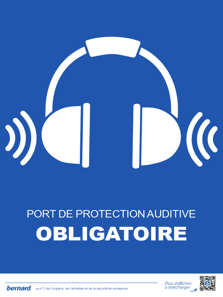 Affiche Port de Protection Auditive Obligatoire | PDF