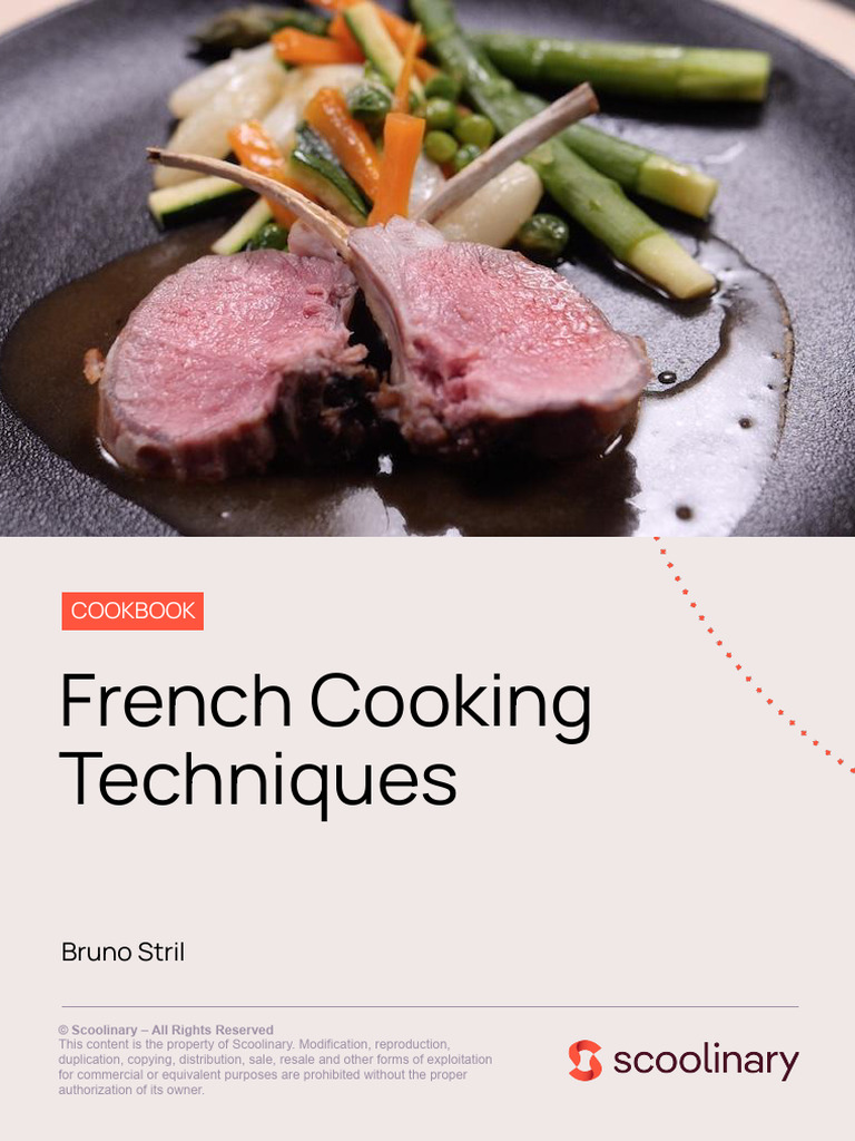 EN French Cooking Techniques Recipe Book | PDF | Mayonnaise | French ...