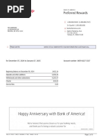 Bank of America Account Statement Summary | PDF