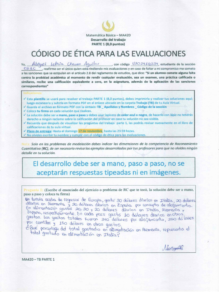 TB Mate básica UPC_CS1C | PDF