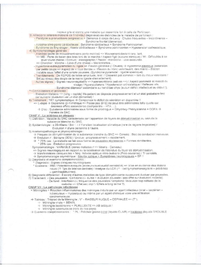 Cours Patho Med | PDF