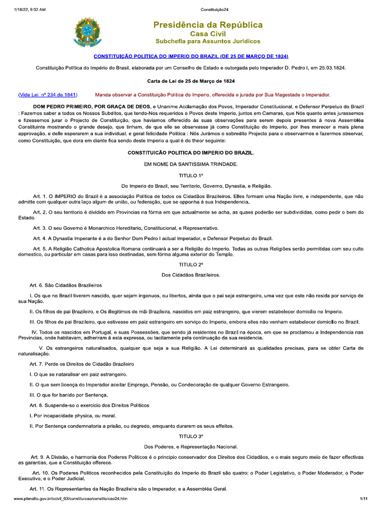 Constituicao de 1824 PDF.pdf-1 | PDF