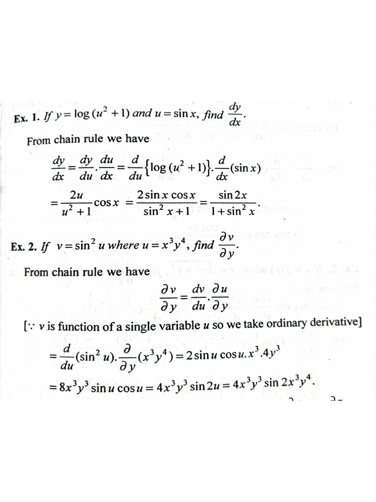 Function of Several Variables | PDF