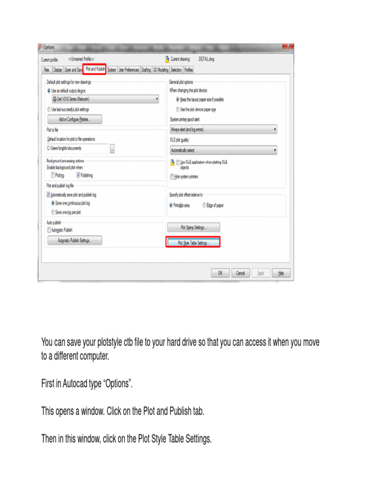 2023-03-10-AutoCAD Saving CTB File | PDF