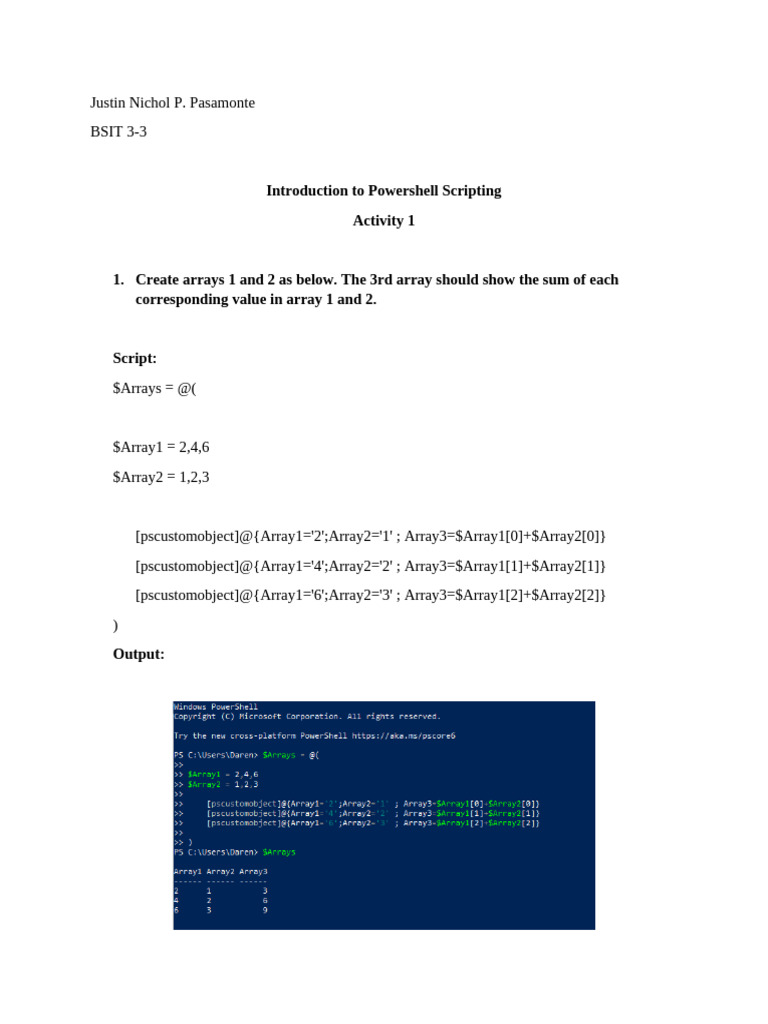 PasamonteJustinNicholP_Activity1 | PDF