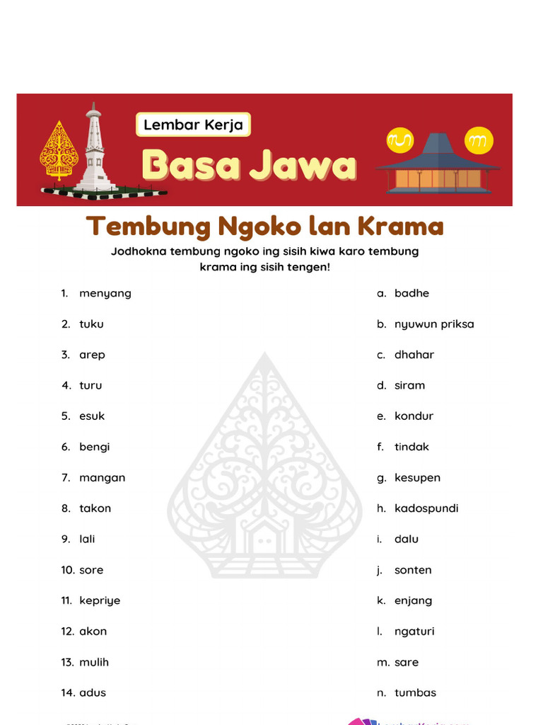b jawa kelas 2 | PDF