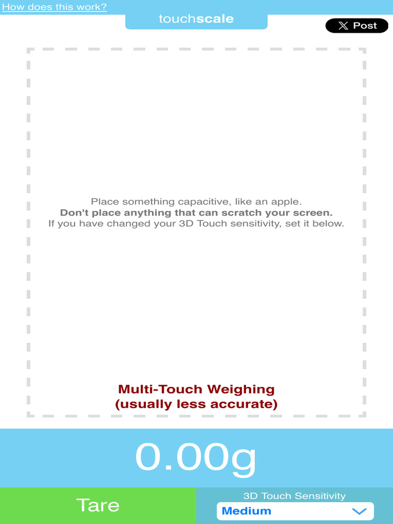 TouchScale Weigh Things On Your Iphone! | PDF