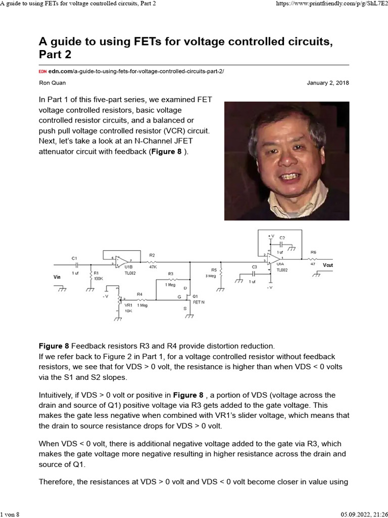 FET Voltage Control Circuits Guide Part 2 | PDF | Field Effect ...
