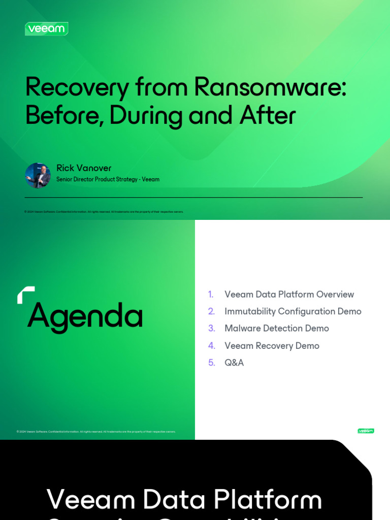 En Product Demo Recovery From Ransomware Before During After | PDF ...