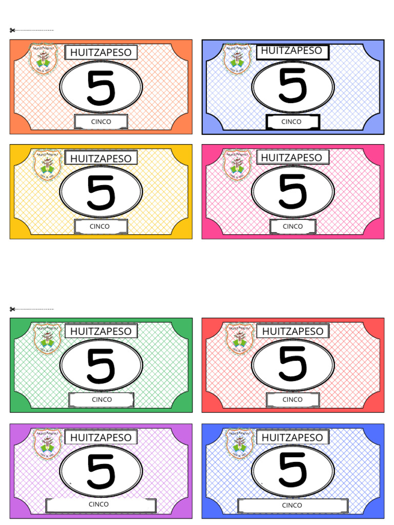 Play Money Mathematics Flashcards in Colorful Bold Style | PDF