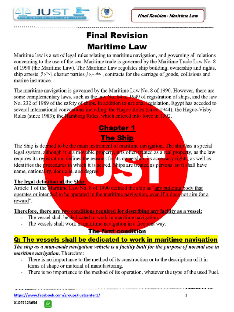 Maritime Fin Rev Part 1 | PDF