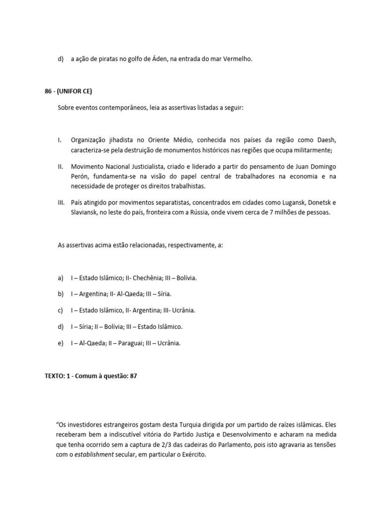 Exercicios (161) - Mesclado-Pages-14 | PDF | Turquia | Venezuela