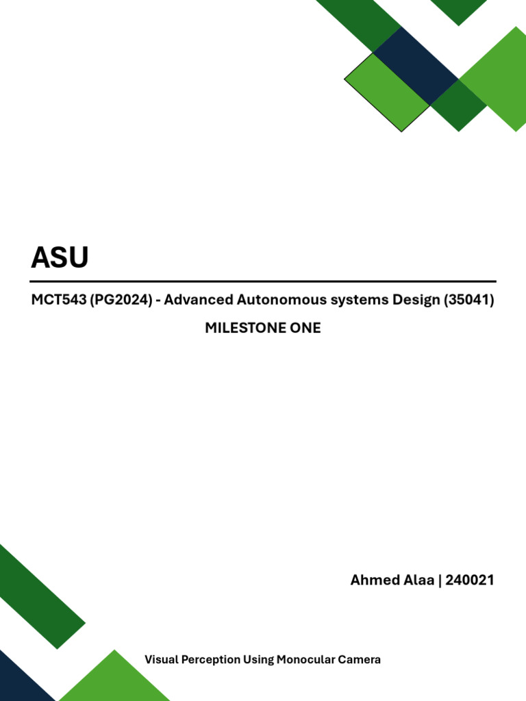 Visual Perception Using Monocular Camera | PDF | Image Segmentation