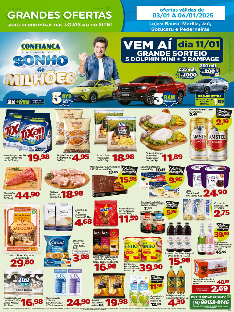 Ofertas Imperdíveis para o Site e Lojas de Bauru, Marília, Jaú, Botucatu e Pederneiras! | PDF