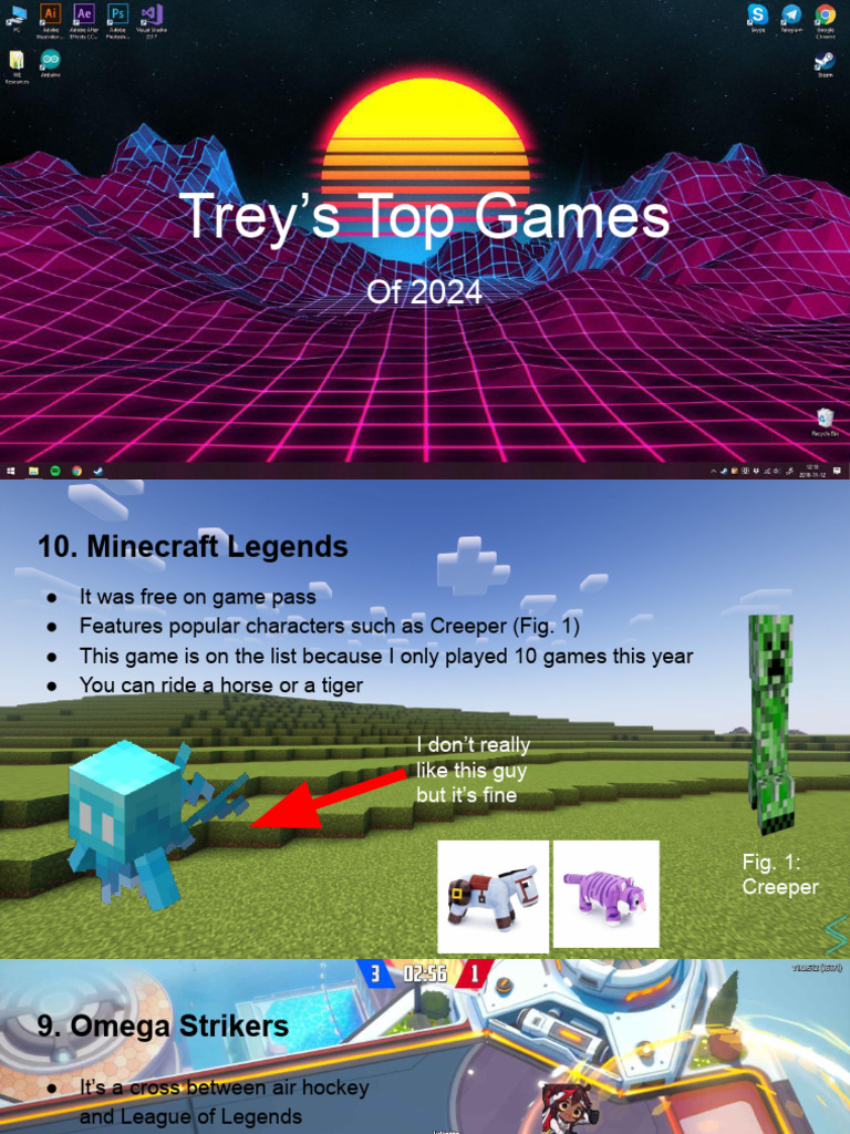 Trey’s Top 10 Games of 2024 | PDF | Gaming | Video Game Gameplay