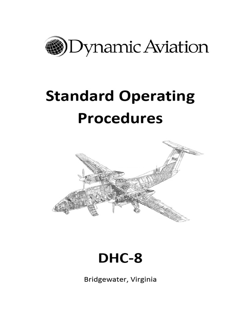 DHC 8 Sop PDF | PDF | Takeoff | Aircraft