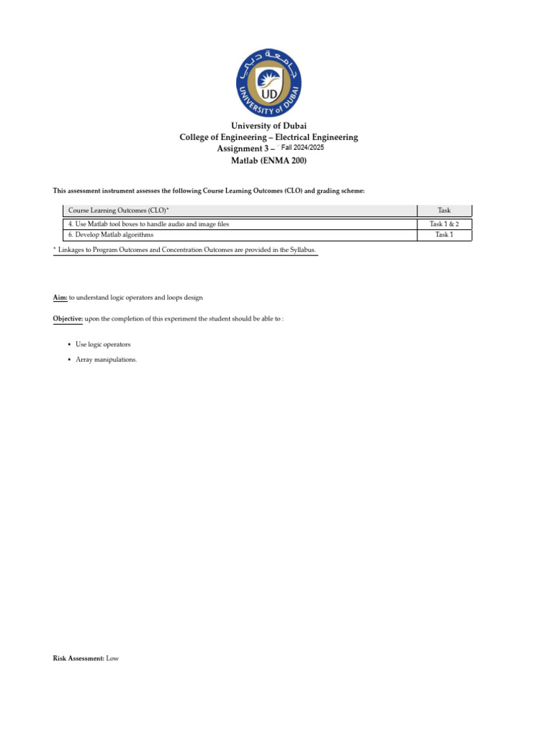 Exp03 (1) | PDF | Matlab | Computer Programming