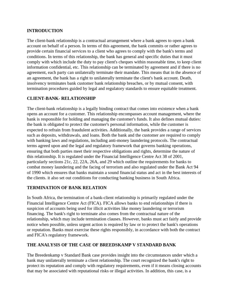 Entle Manyisane Plagarism | PDF | Banks | Common Law