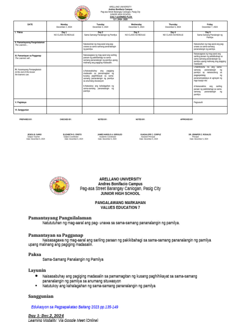LP7- ARALIN 11 | PDF