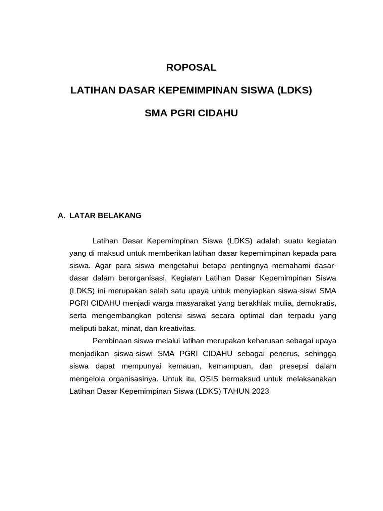 02 Proposal ldks | PDF