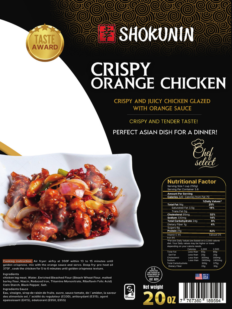 Crispy Orange Chicken | PDF