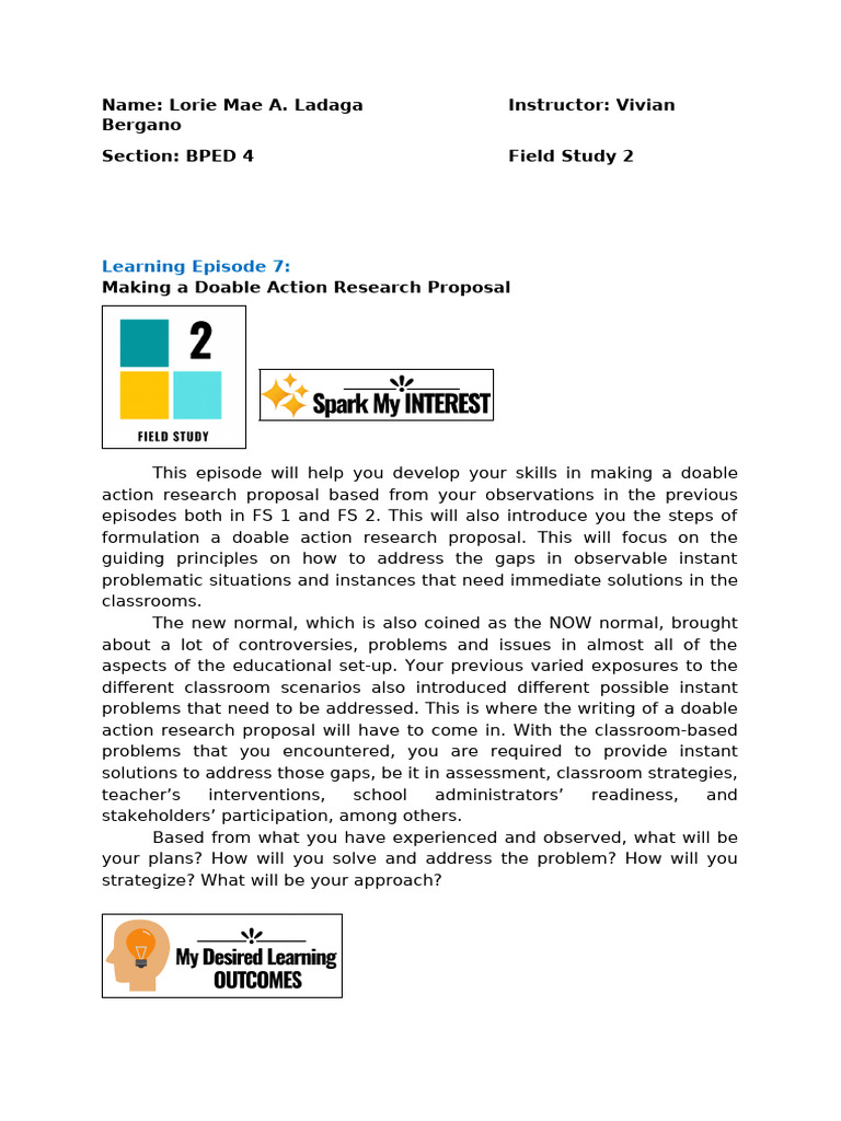 Episode 7 | PDF | Action Research | Methodology