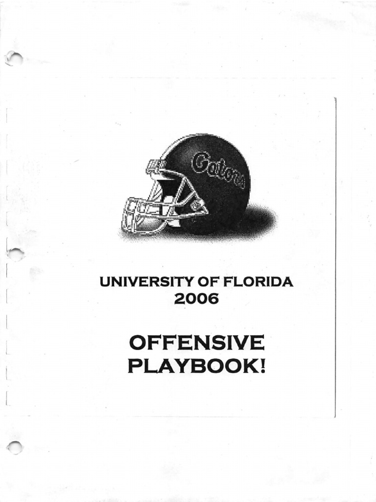 2006 Florida Offensive Playbook | PDF