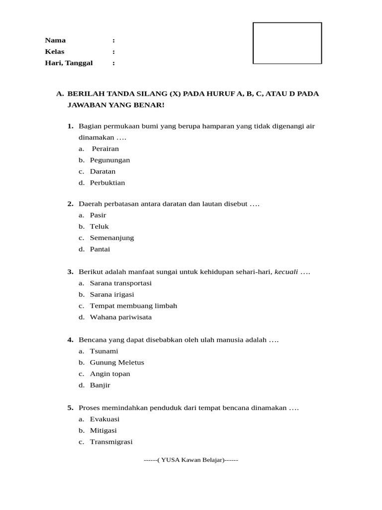 1. IPS BAB 4 GEJALA ALAM DI INDONESIA | PDF