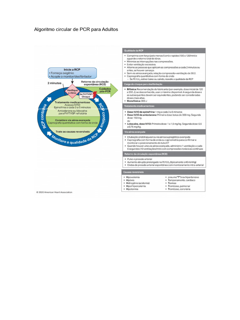 Algoritmo Acls | PDF
