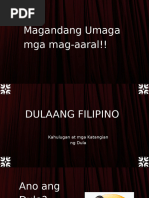 Ang Sukat at Tugma NG TULA | PDF