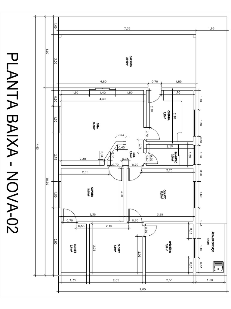 Planta Baixa - Cotas | PDF