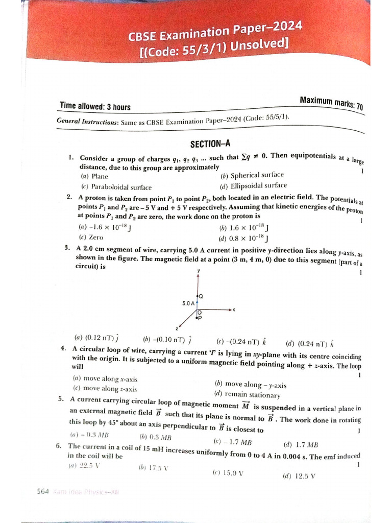 Board Physics 5 | PDF