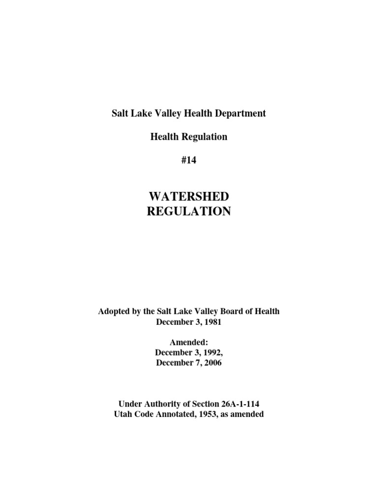 watershed | PDF | Waste | Prosecutor