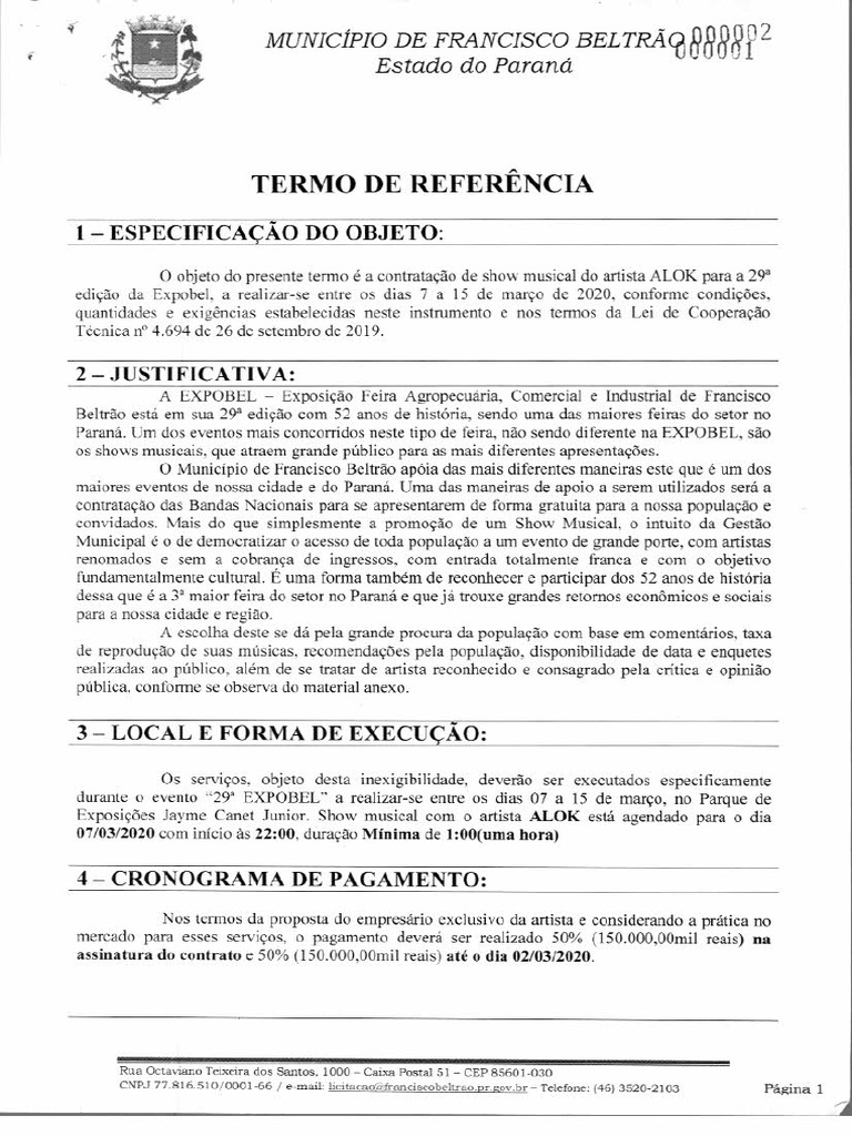 Contrato 098766 | PDF