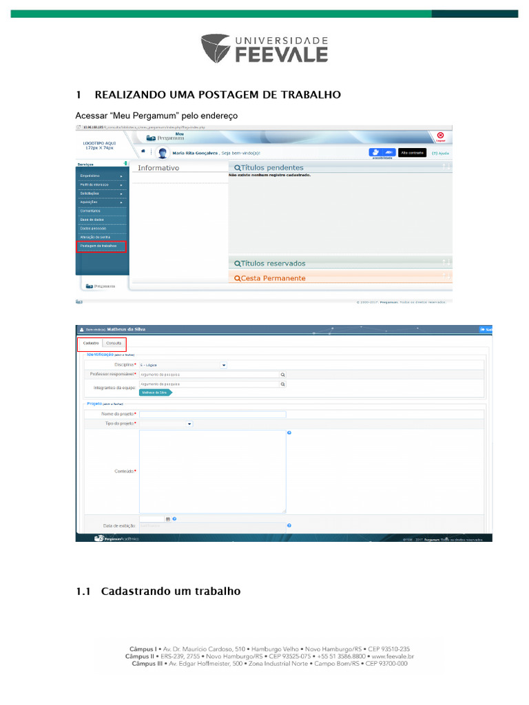 Tutorial para Postagem Trabalhos | PDF | Informática