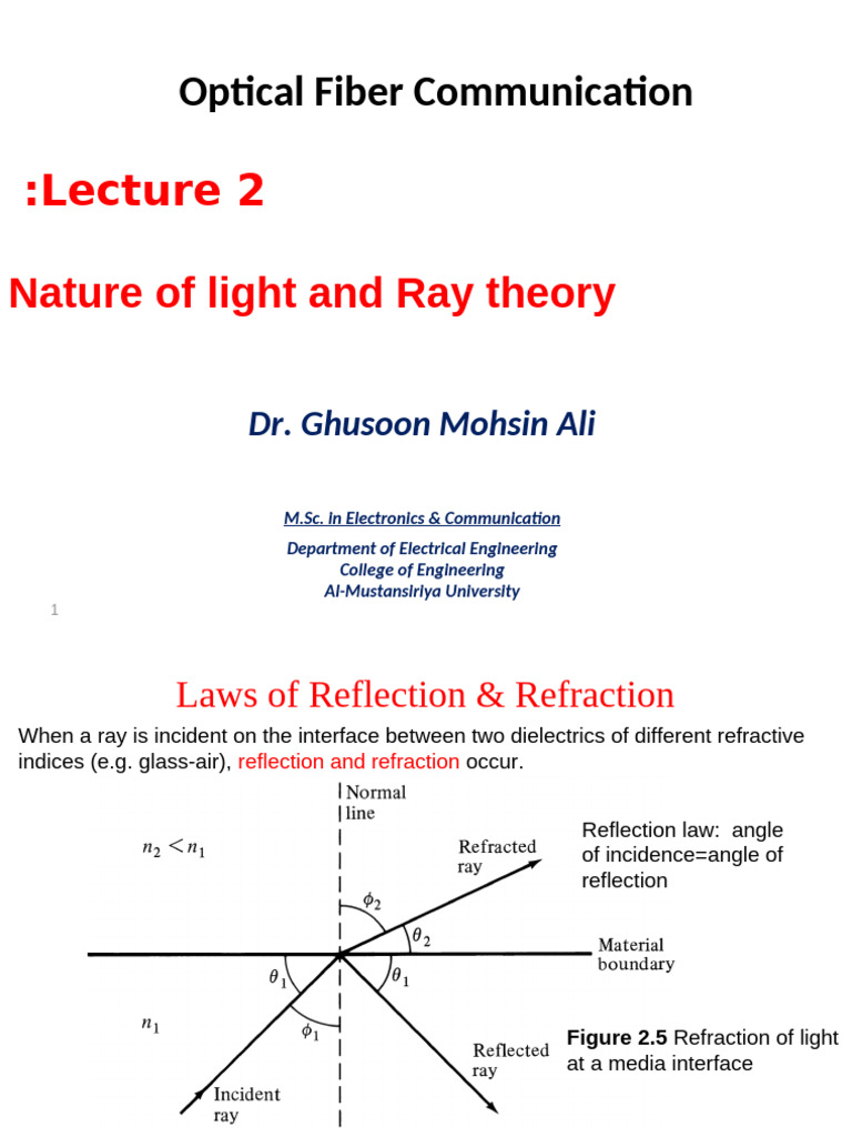 Optical Communication | PDF | Optical Fiber | Optics