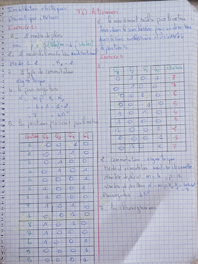 Correction TD Mécatronique | PDF | National Football League Seasons | National Football League ...