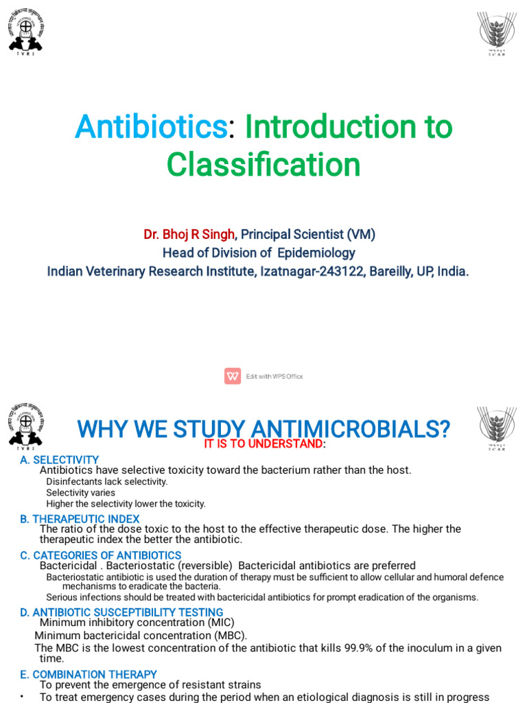 Antibiotics: Classification and Mechanisms | PDF | Ribosome | Biosynthesis