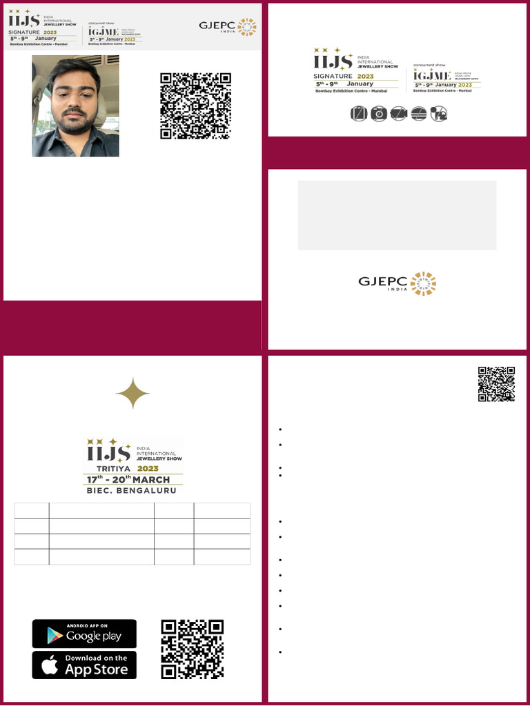 Exhibition badge | PDF