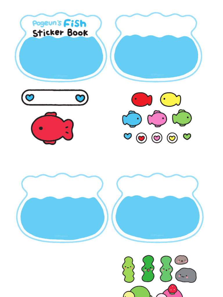 Fish Sticker Book | PDF