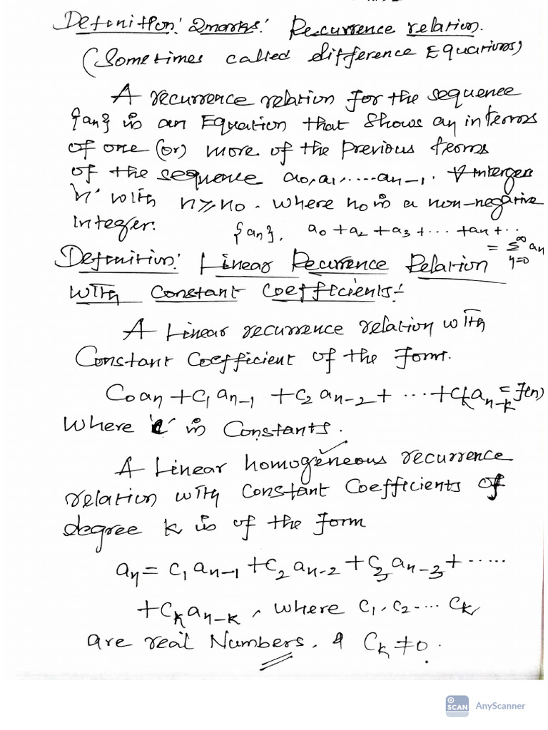 GENERATING FUNCTIONS | PDF GENERATING FUNCTIONS | PDF