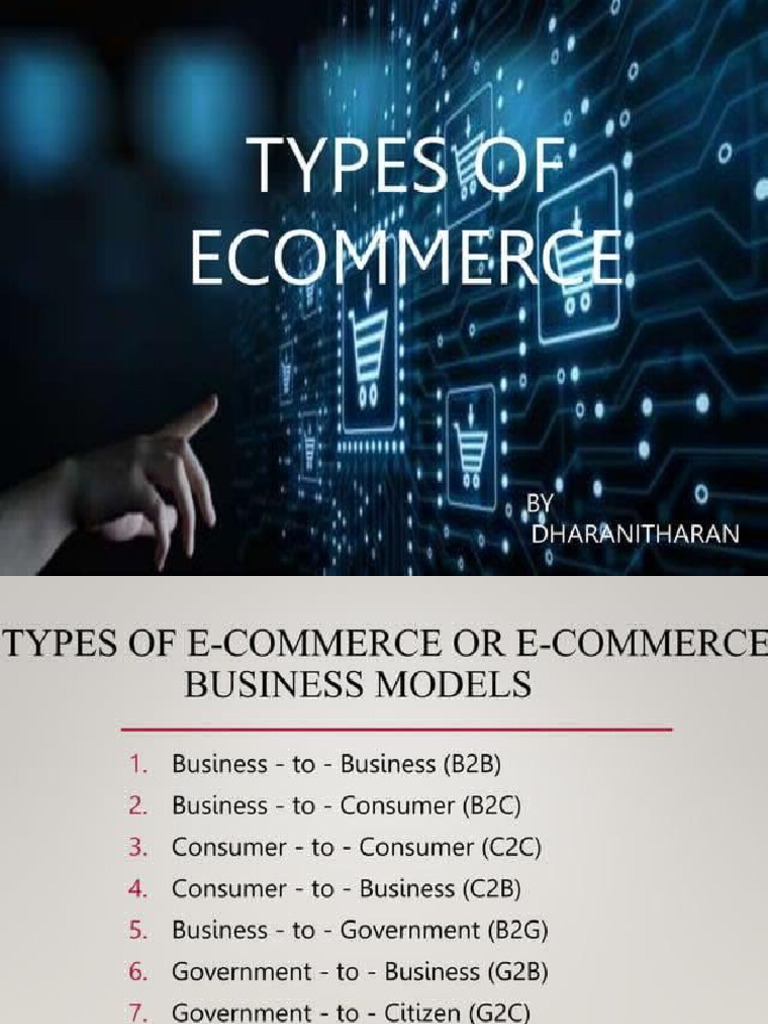Types of Ecommerce | PDF