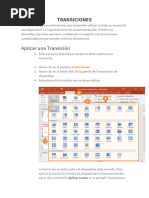 Agregue Transiciones Positivas para Animar Una Presentación | PDF | Microsoft PowerPoint ...