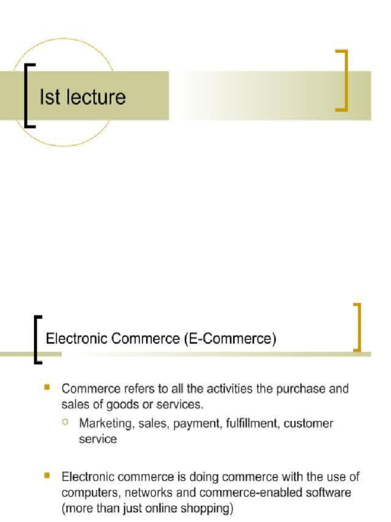 Ecommerce | PDF