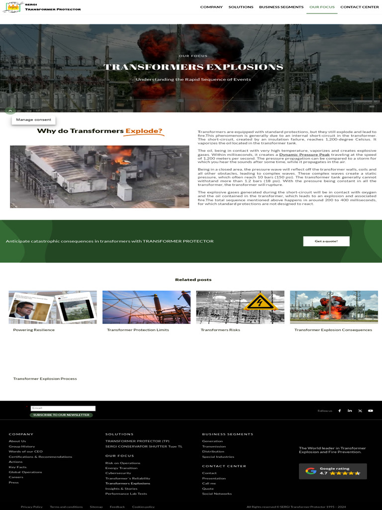 Transformers Explosions - SERGI Transformer Protector | PDF ...