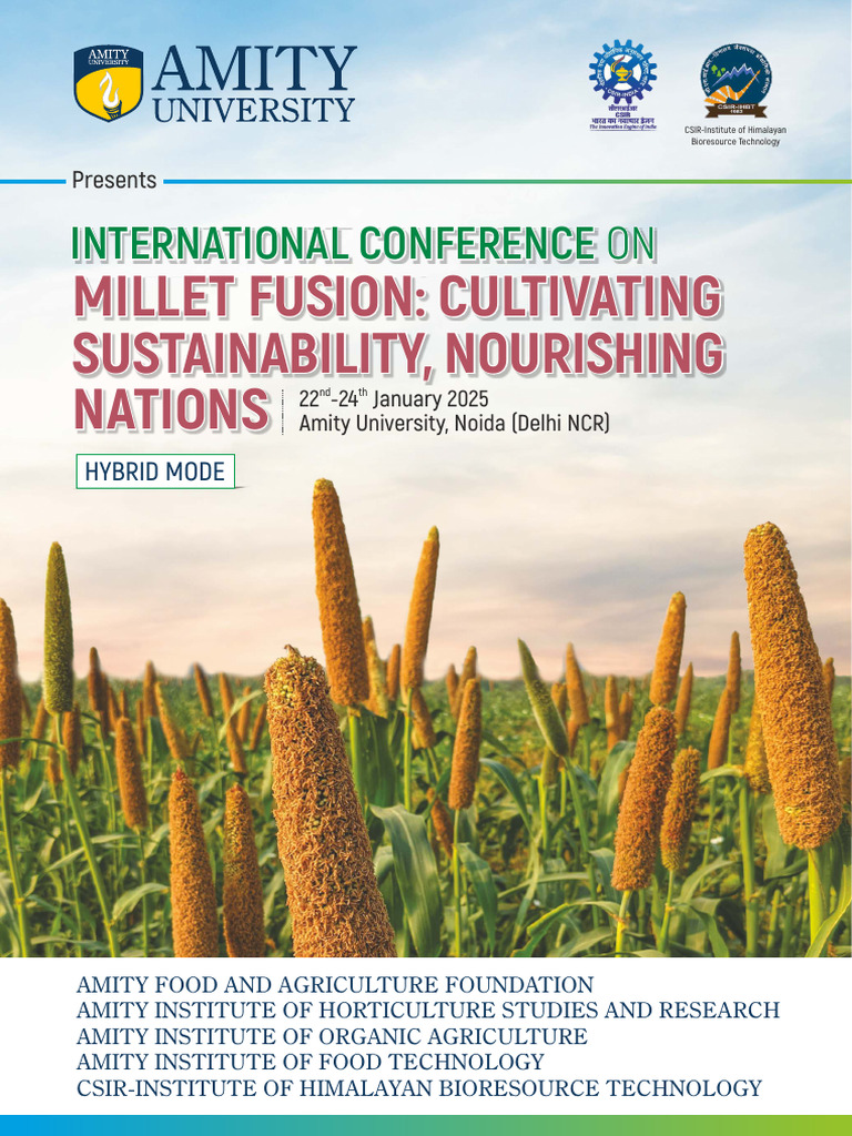 Millet Fusion Brochure 2025 | PDF | Cereals | Abstract (Summary)