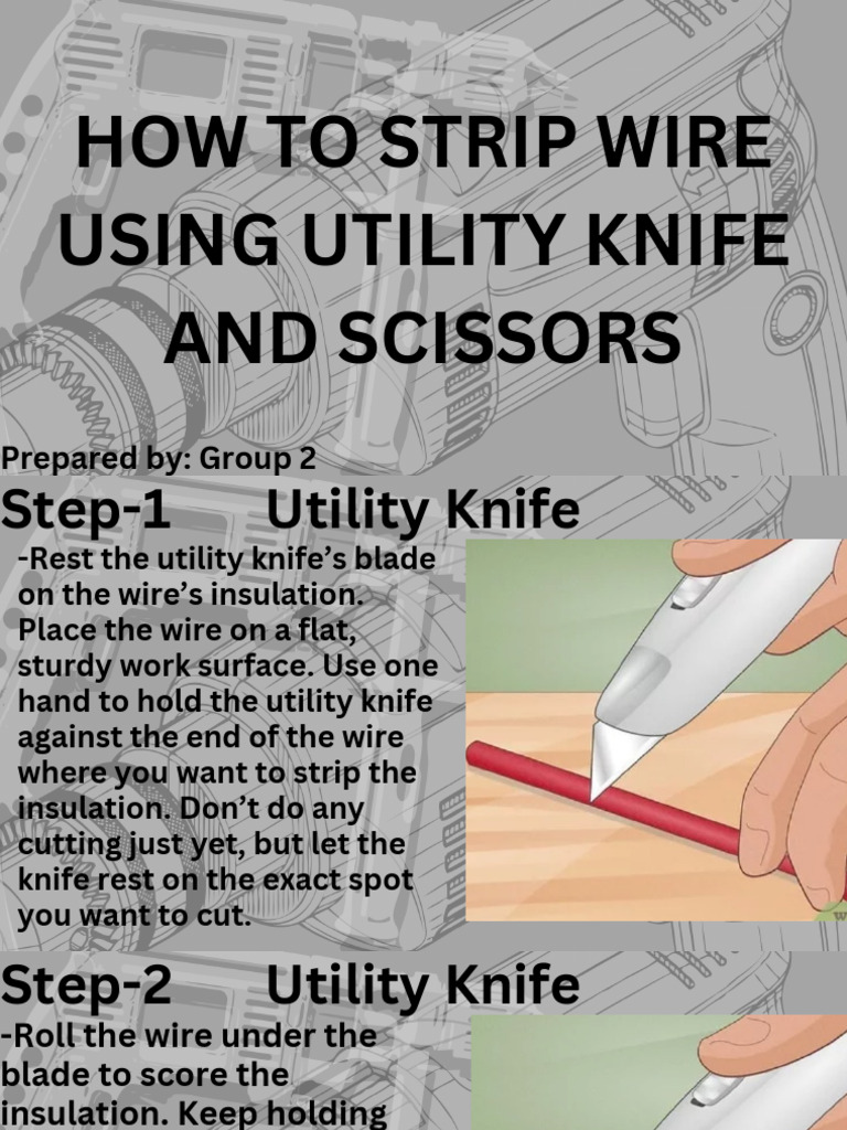 Group2Quirino How To Strip Wire - 20240303 - 233607 - 0000 | PDF