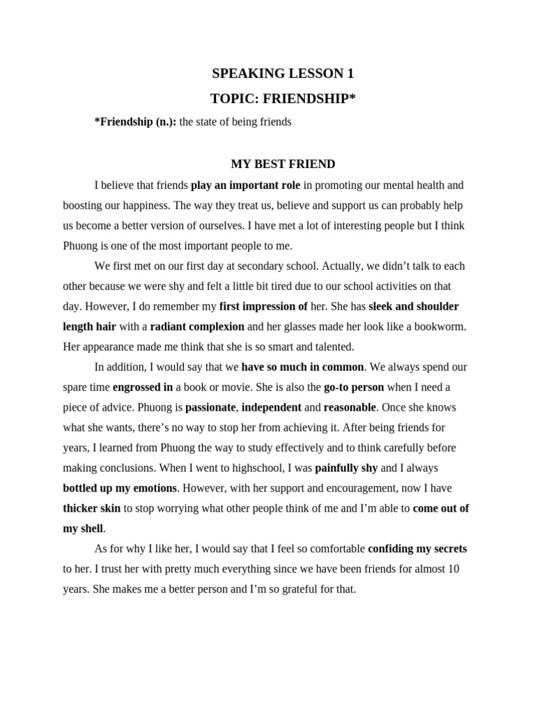 LESSON 1 | PDF | Sympathy | Psychology